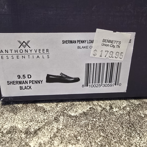 Anthony Veer | Shoes | Mens Black Loafers New In The Box Never Warn ...